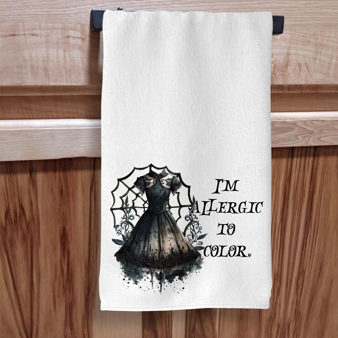 Goth Towel - Digital Design for Sublimation - Etsy