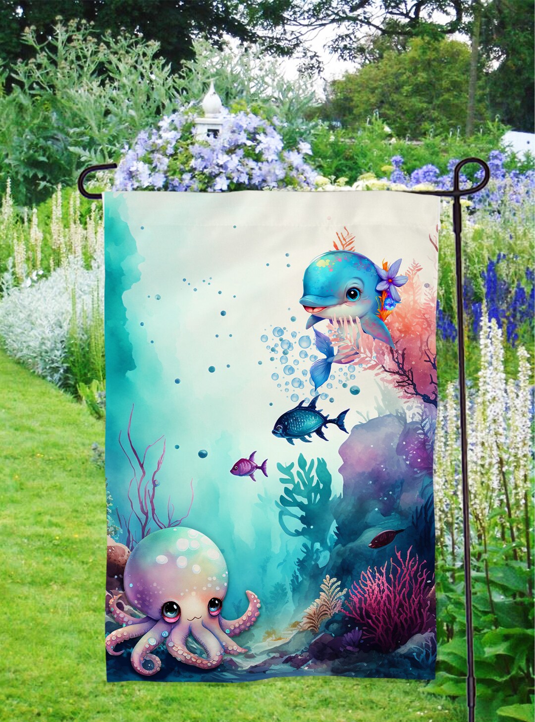 Sea Life Flag- Digital Design for Sublimation - Etsy