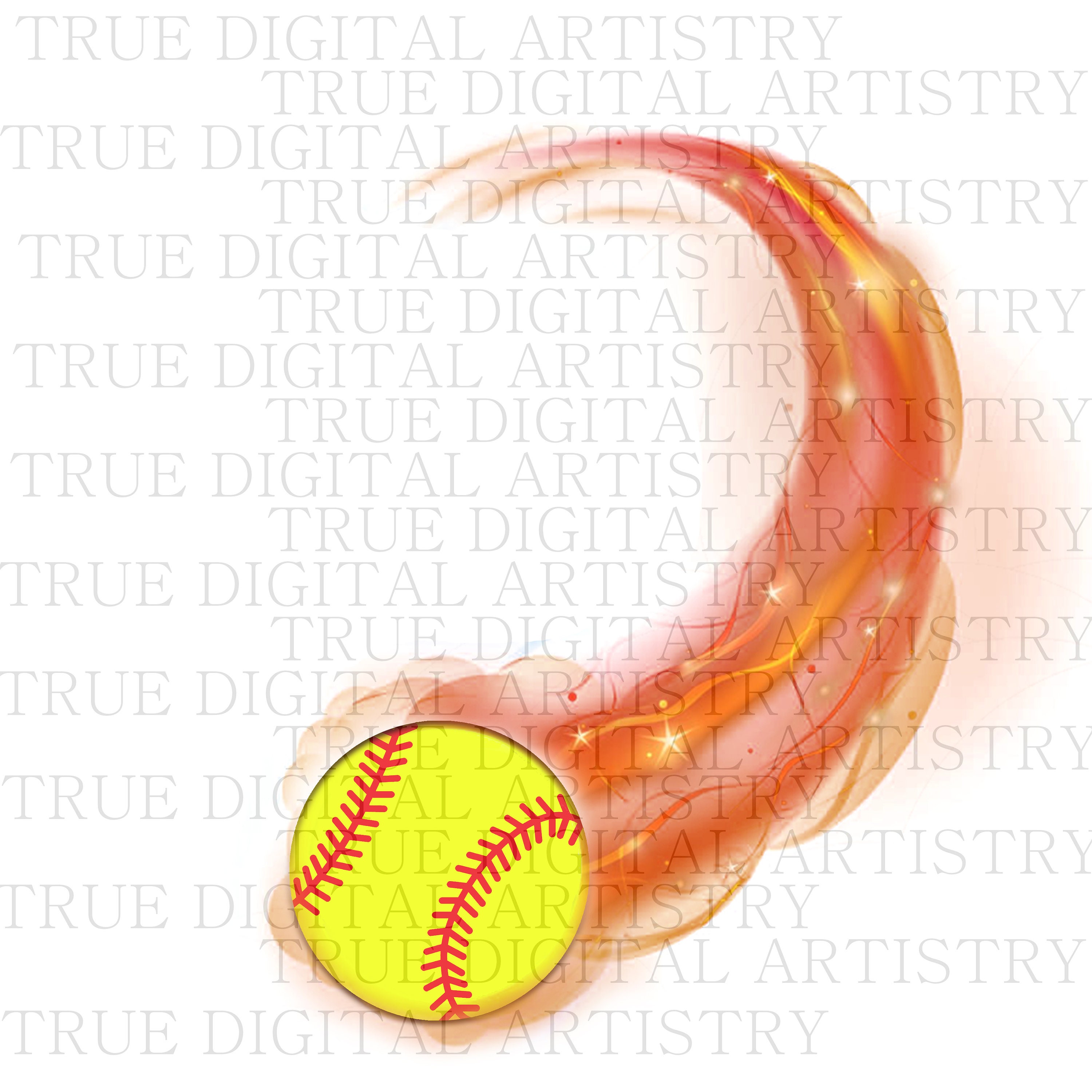 Softball Design Digital Design for Sublimation - Etsy