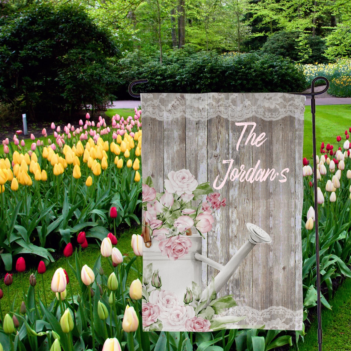 Rustic Rose Flag Digital Design for Sublimation - Etsy