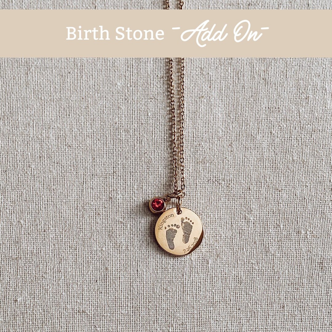 Birth Stone Add-on - Etsy