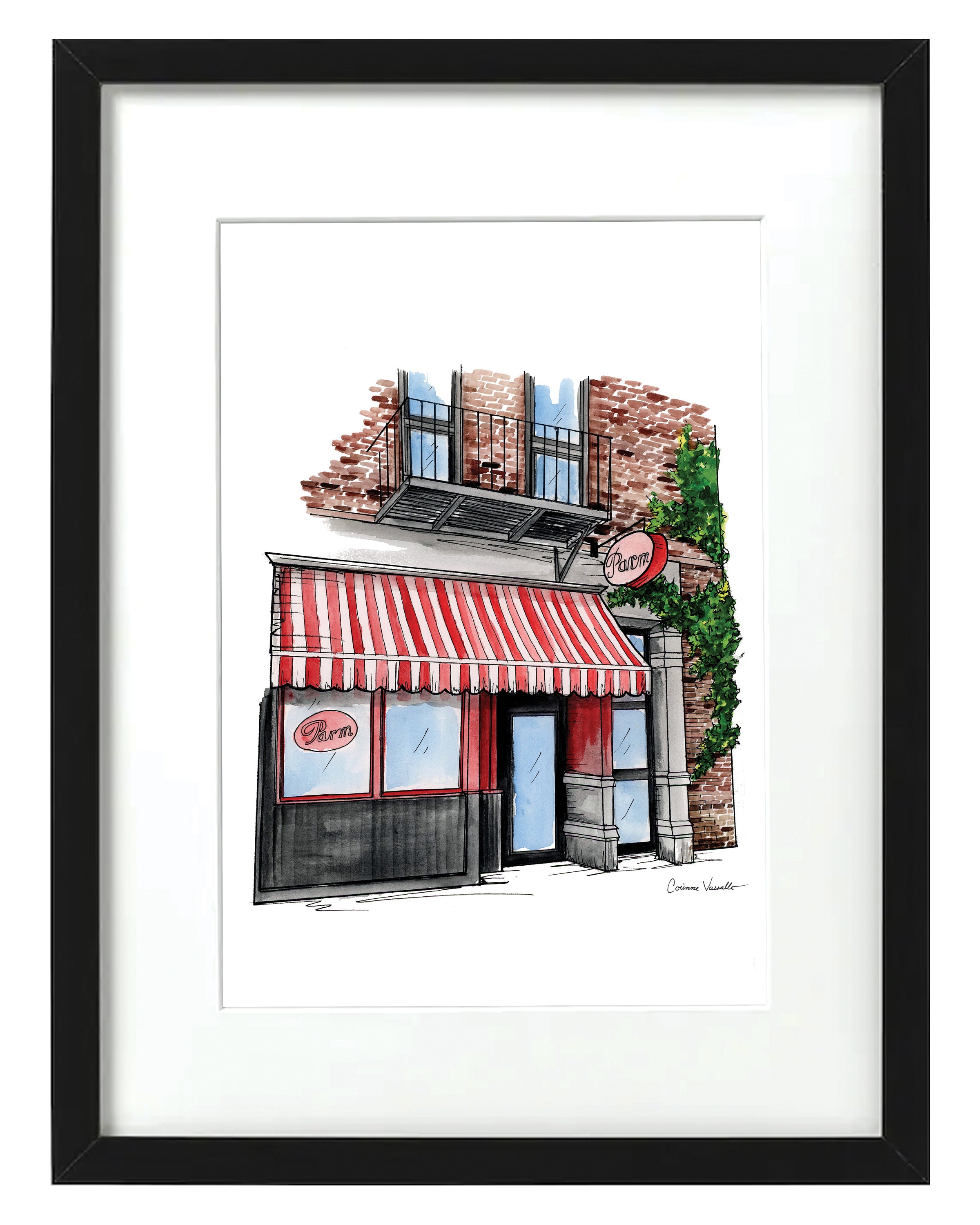 Parm NYC Storefronts Watercolor Print - Etsy