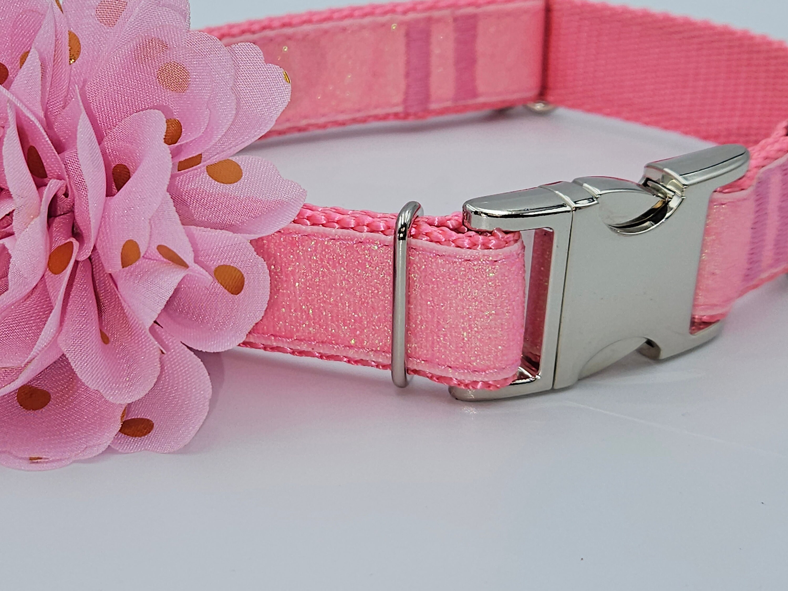 Pink Sparkle Dog Collars