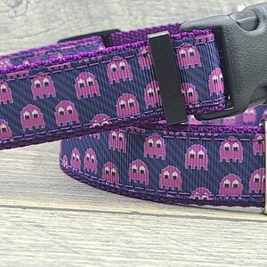 Purple Pac-man Ghost sue Inspired Dog Collar With Leash - Etsy