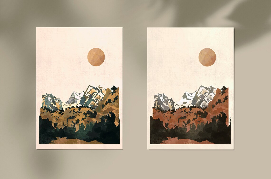 Printable Wall Art, Home Décor, Digital Art, Modern Print Set ...