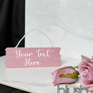 Custom Mini Sign, Small Rustic Wood Sign, Personalized Wood Sign, Small ...