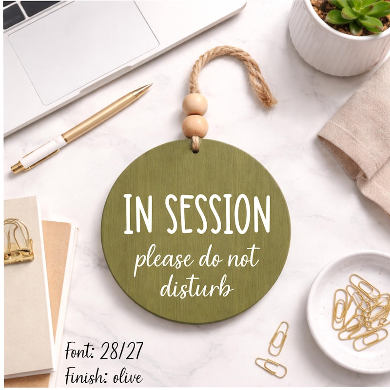 In Session Sign - Etsy