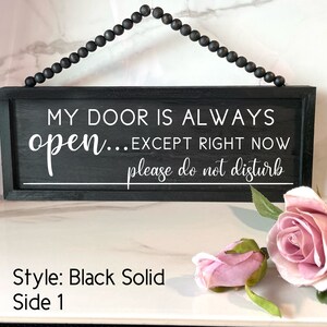 In a Meeting Sign, Custom Door Sign, Reversible Sign, Personalized Sign ...