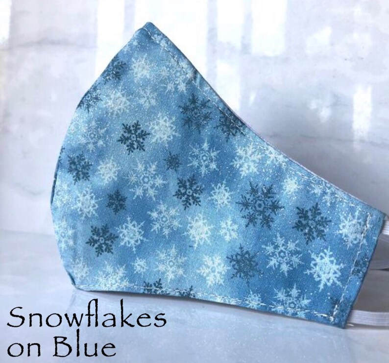 Christmas Mask Holiday Masks Multi Layer Face Mask with | Etsy