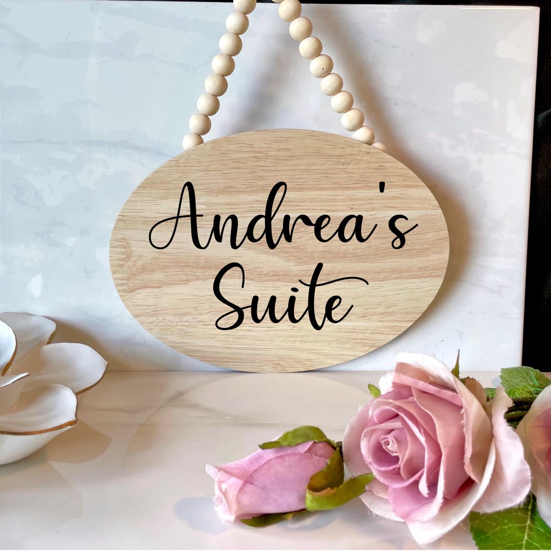 Custom Sign, Reversible Sign, Personalized Sign, Oval Hanging Sign ...