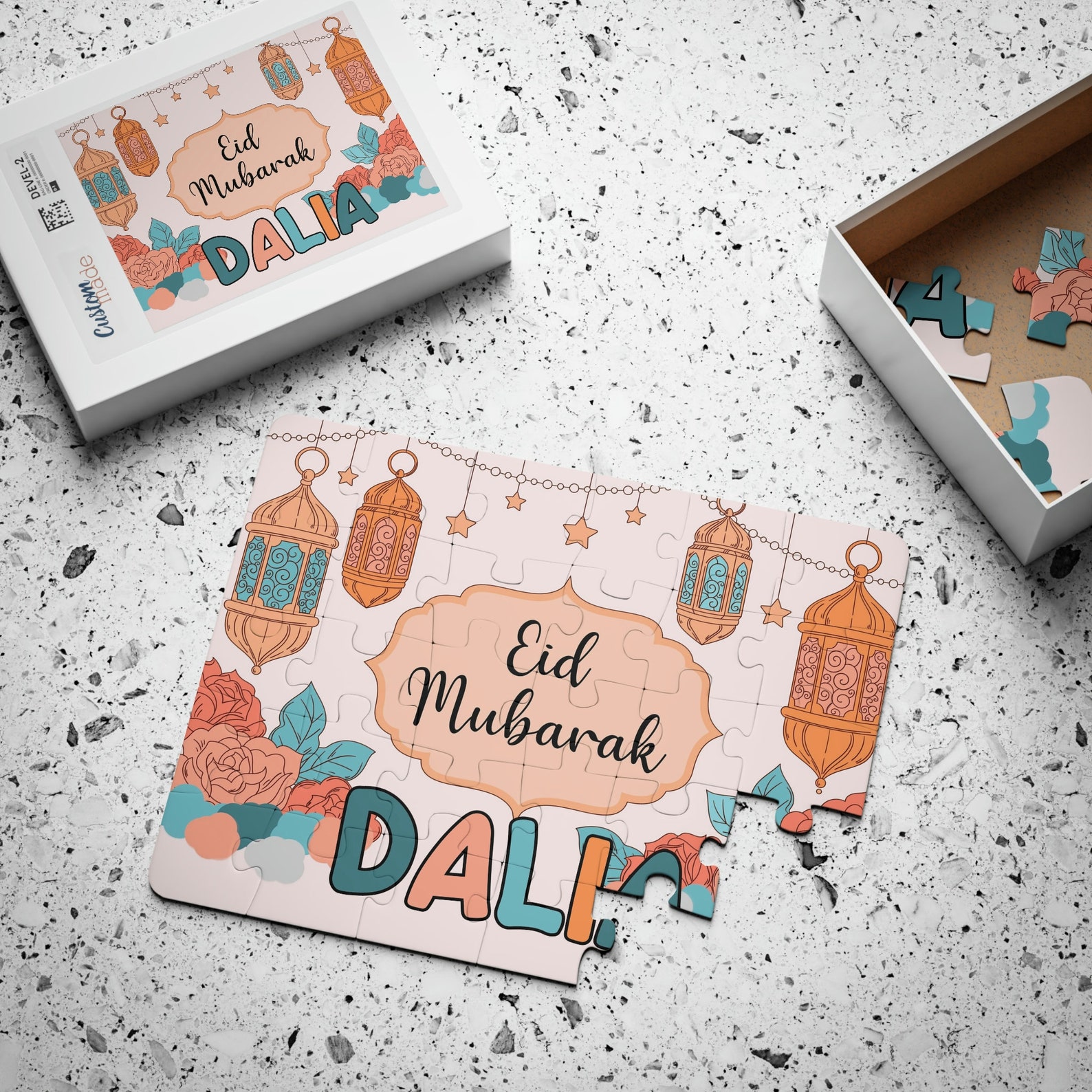Personalized Eid Gift for Kids, Custom Puzzle, Kids Name Puzzle, Custom ...