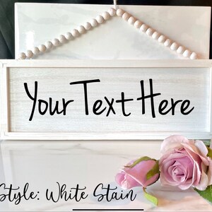 Custom Sign, Reversible Sign, Personalized Sign, Door Hanger ...