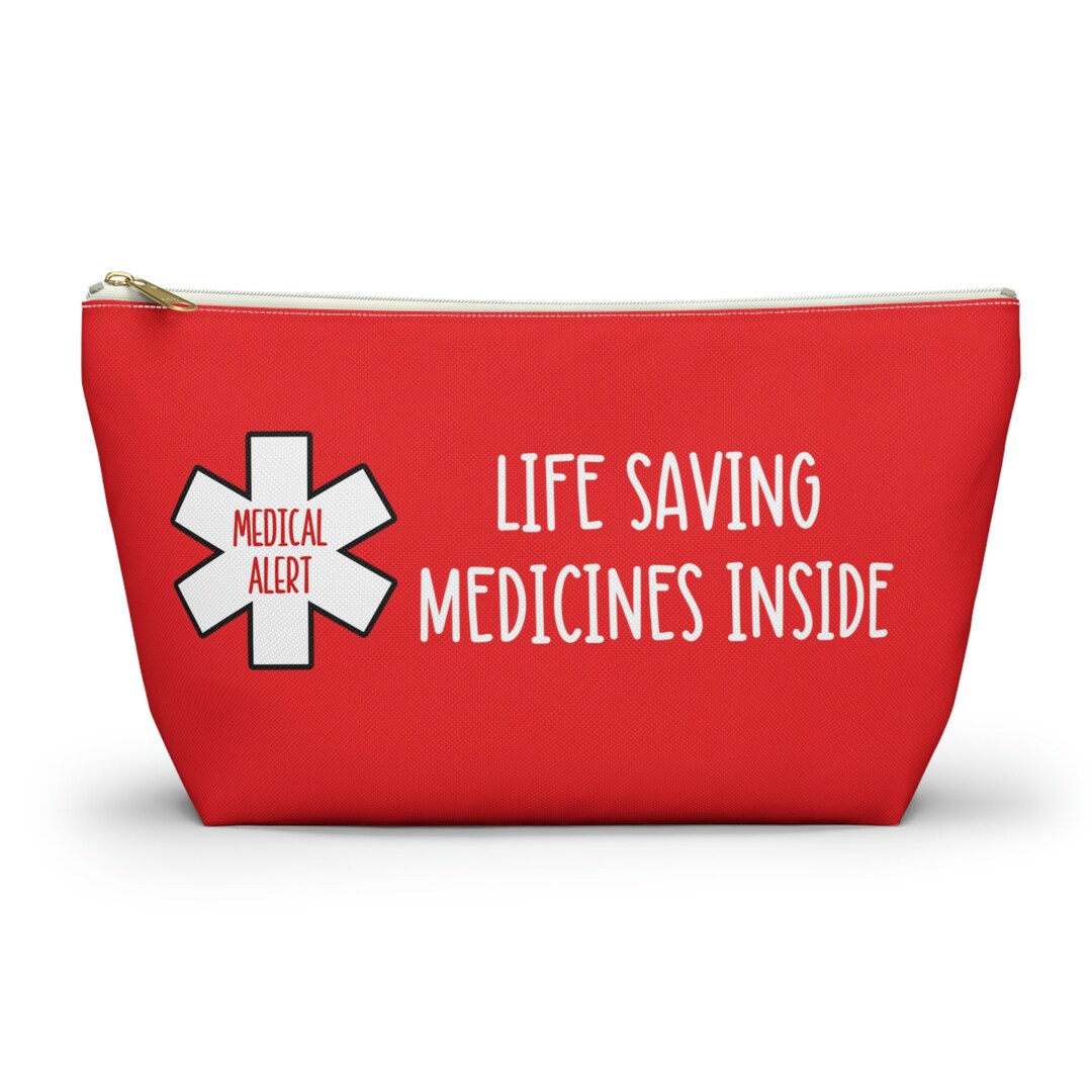 Medicine Bag, Emergency Medication Bag, Diabetes Bag, Medical Alert Bag ...