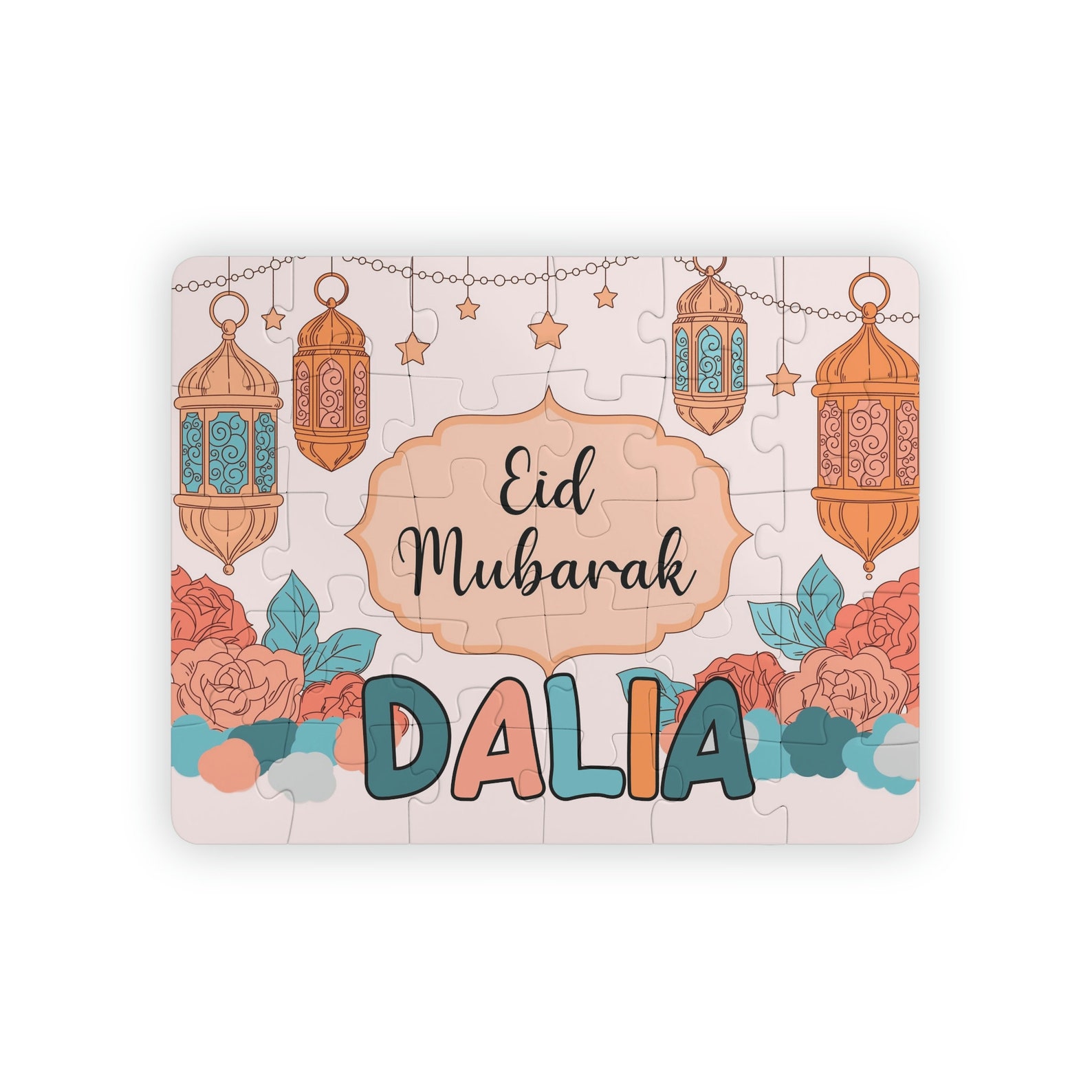 Personalized Eid Gift for Kids, Custom Puzzle, Kids Name Puzzle, Custom ...