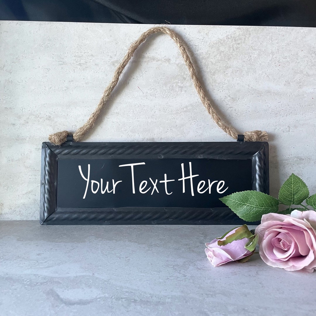 Custom Door Sign Personalized Sign Door Hanger Wall Decor - Etsy