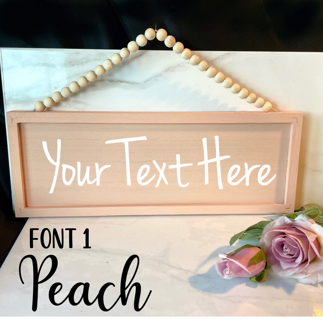 Custom Sign Reversible Sign Personalized Sign Door Hanger - Etsy