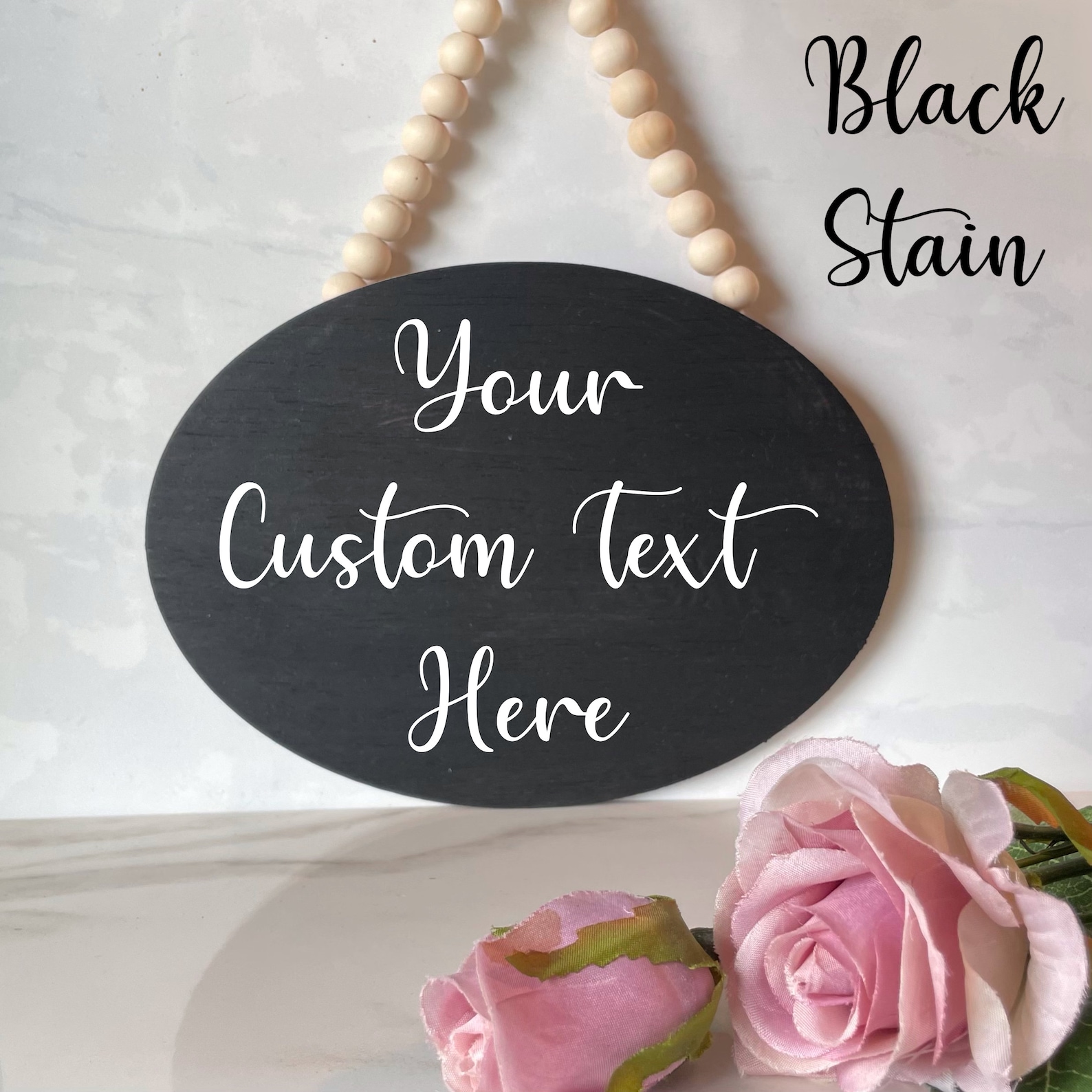 Custom Sign Reversible Sign Personalized Sign Door Hanger - Etsy