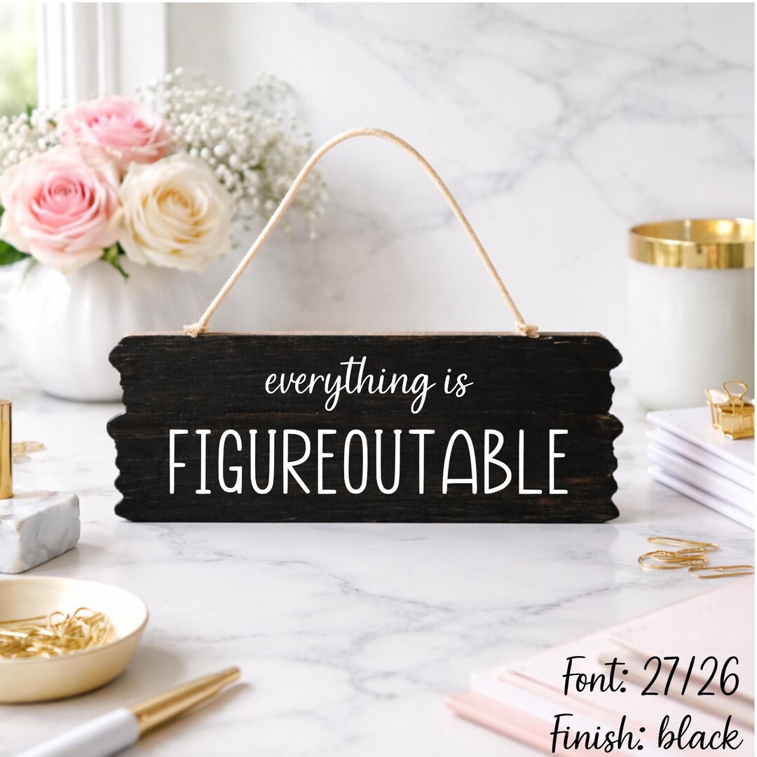 Custom Mini Sign, Personalized Desk Name Plate | Custom Office Desk ...