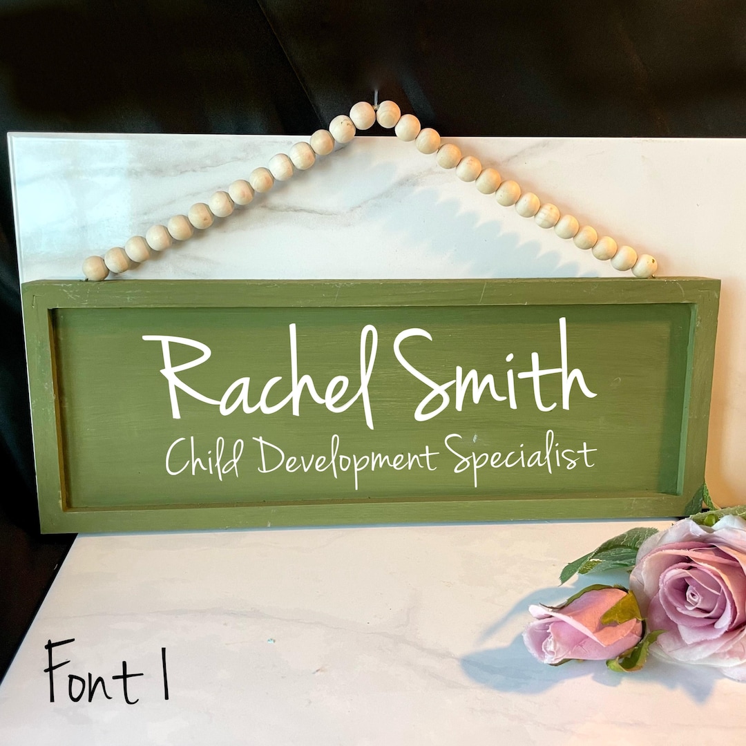 Custom Sign, Reversible Sign, Personalized Sign, Door Hanger Wall Decor ...