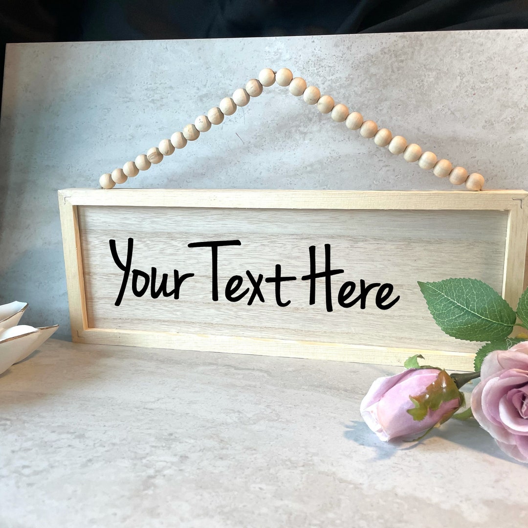 Custom Sign, Reversible Sign, Personalized Sign, Door Hanger Wall Decor ...