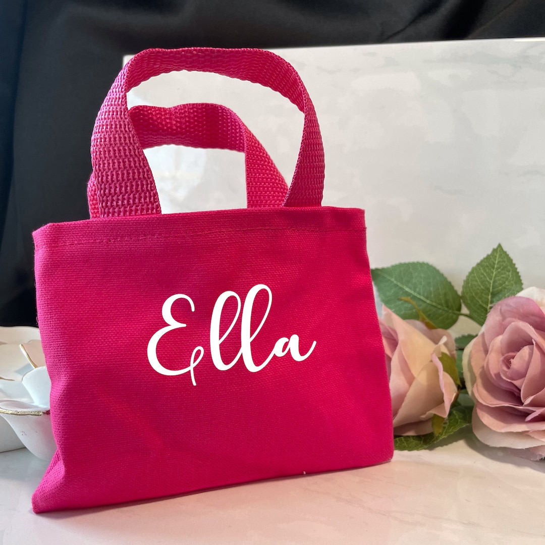 Personalized Canvas Gift Bags | Party Favor Bags | Event Gift Bags ...