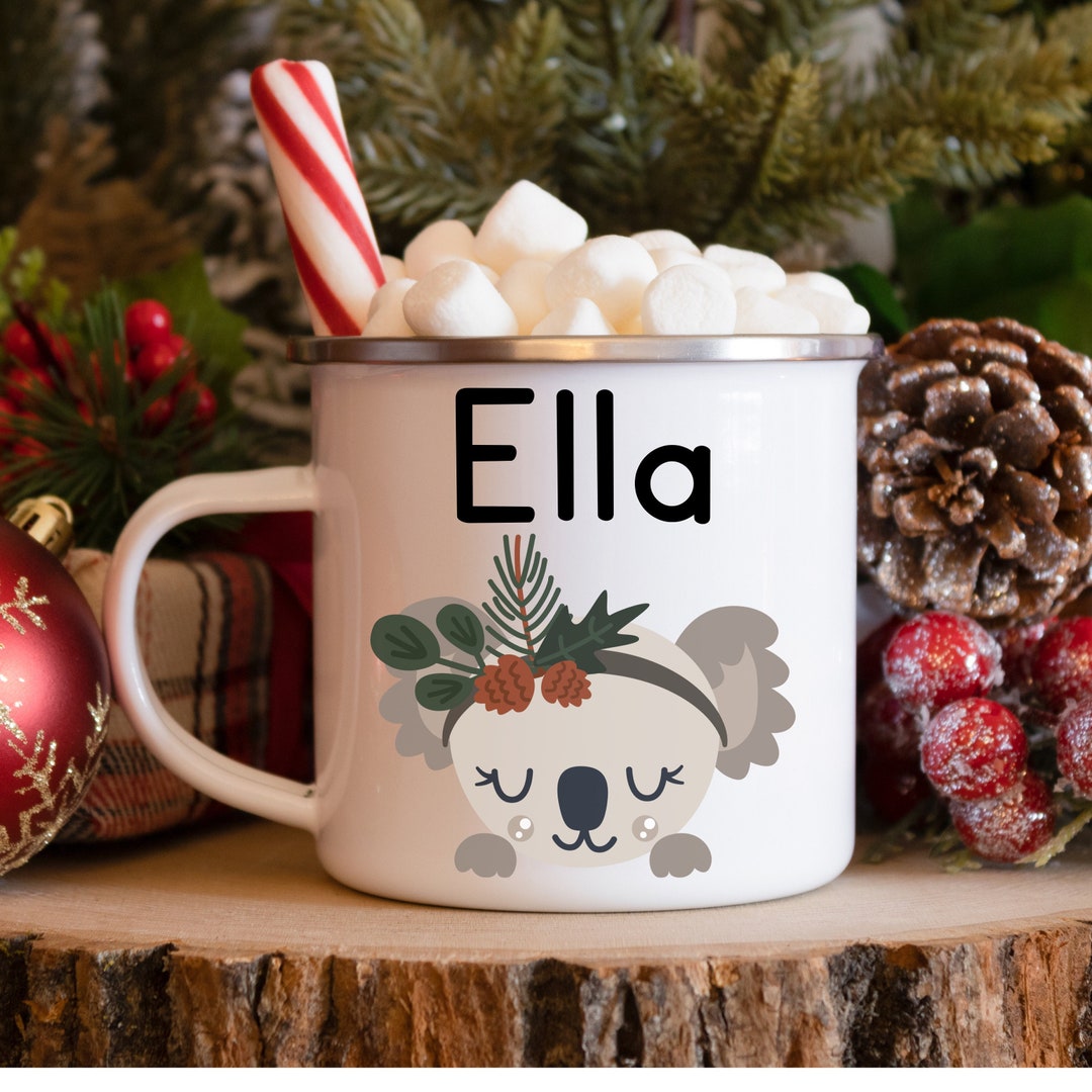 Personalized Christmas Mug for Kids, Christmas Camp Mug, Santa ...