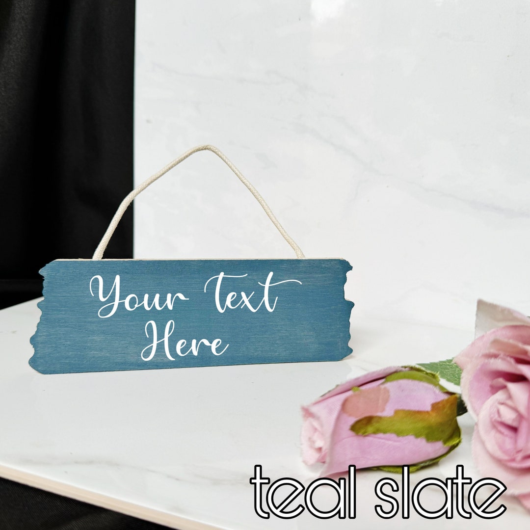 Custom Mini Sign, Small Rustic Wood Sign, Personalized Wood Sign, Small ...