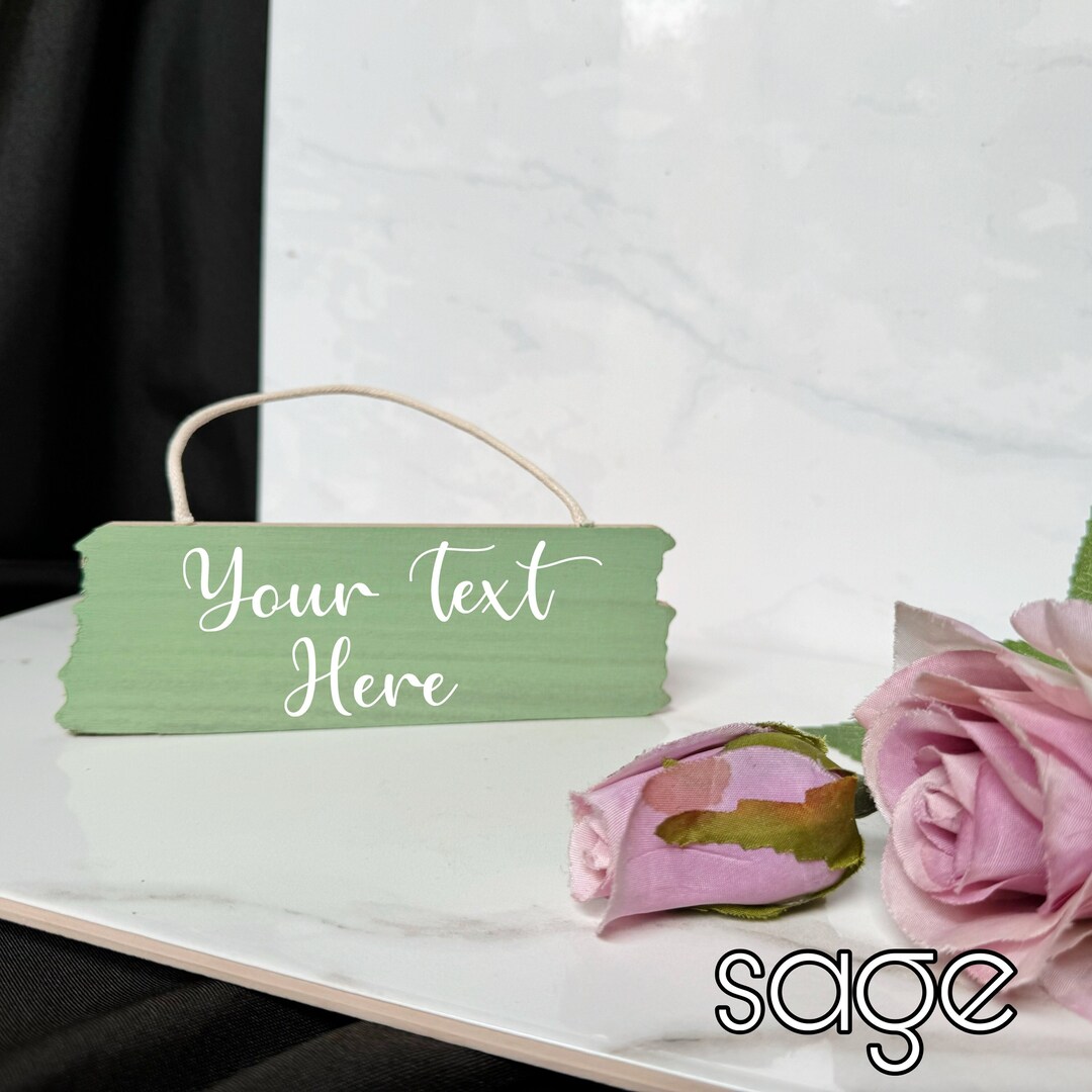 Custom Mini Sign, Small Rustic Wood Sign, Personalized Wood Sign, Small ...