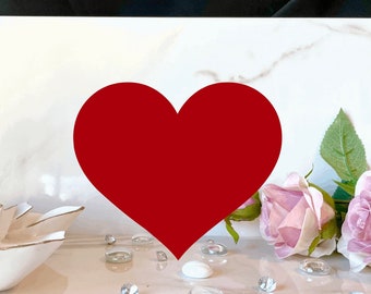 Heart Car Window Decal - Etsy