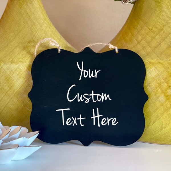 Hanging Door Sign - Etsy