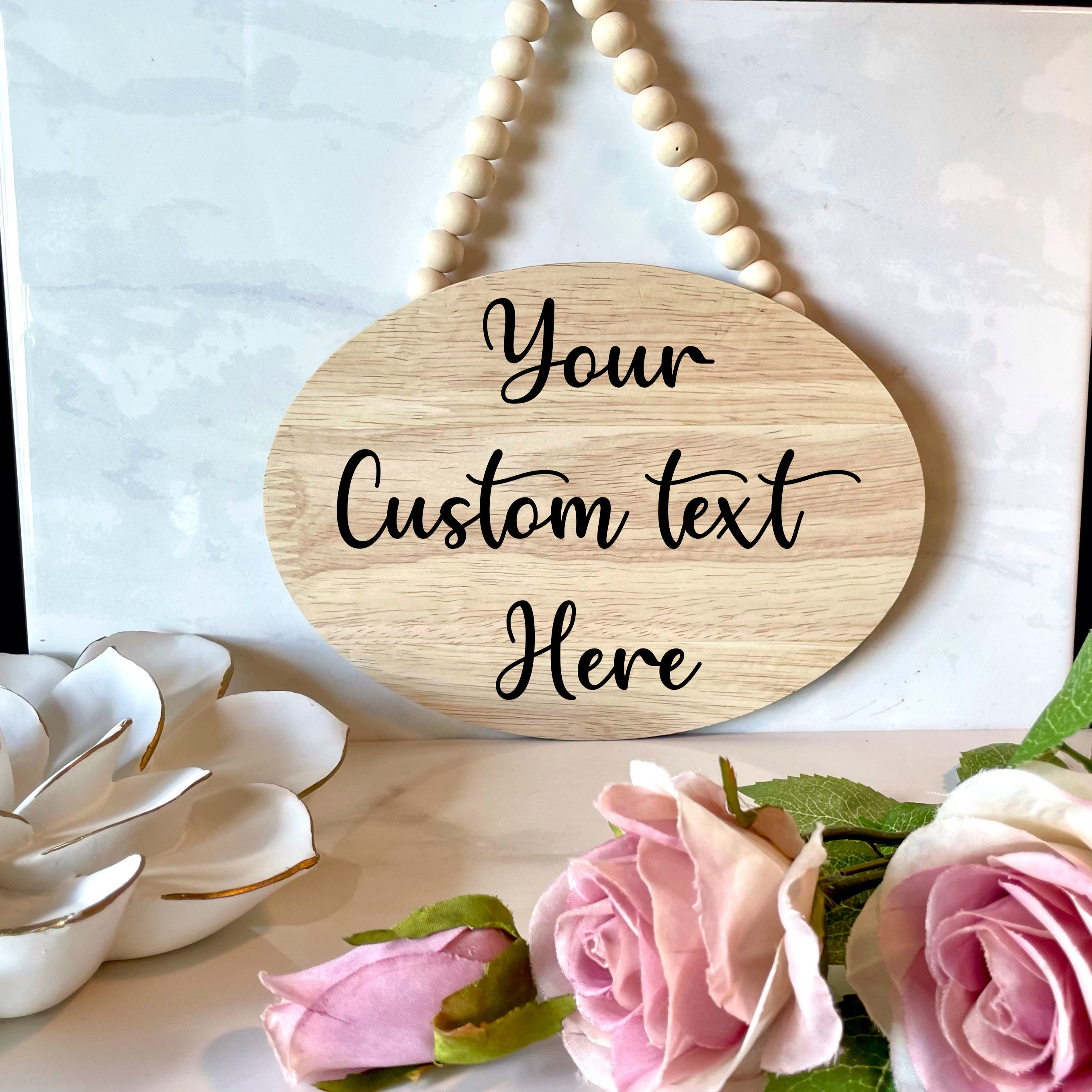 Custom Sign Reversible Sign Personalized Sign Door Hanger - Etsy