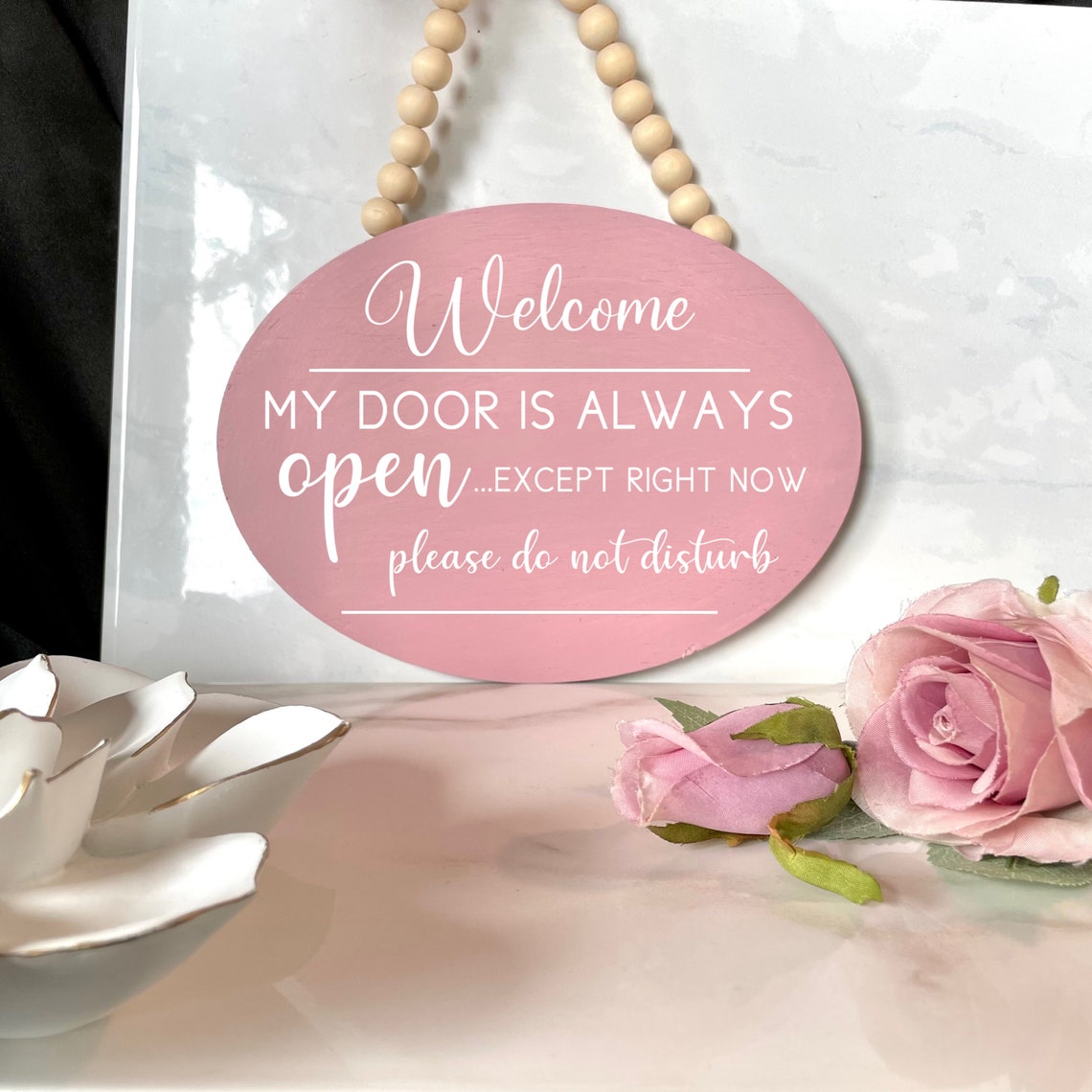 In a Meeting Sign, Custom Door Sign, Reversible Sign, Personalized Sign ...