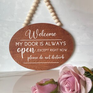 In a Meeting Sign, Custom Door Sign, Reversible Sign, Personalized Sign ...