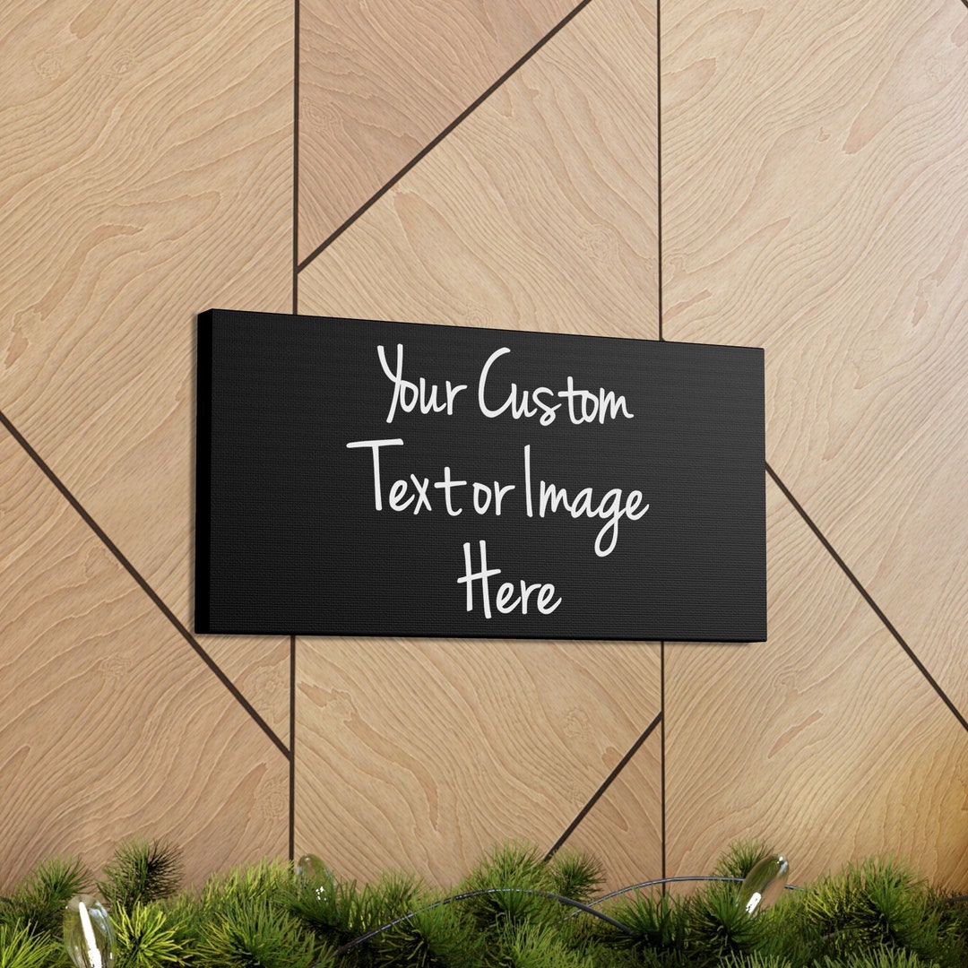 Custom Sign, Personalized Sign, Custom Canvas Sign, Custom Logo Sign ...