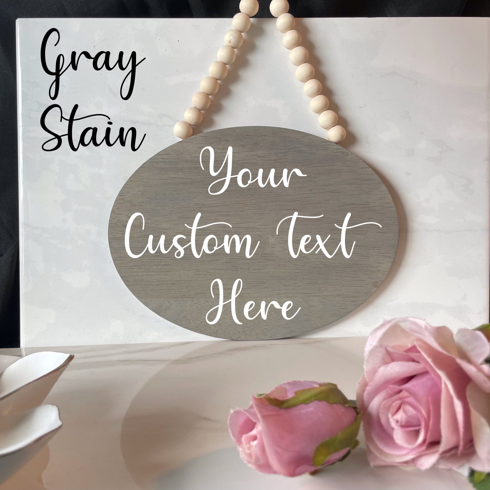 Custom Sign Reversible Sign Personalized Sign Door Hanger - Etsy