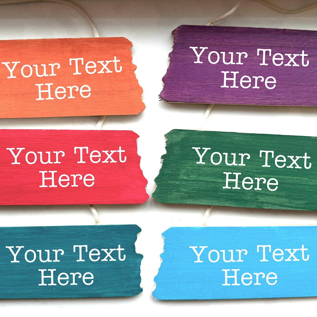 Mini Sign, Small Rustic Wood Sign, Personalized Wood Sign, Small ...