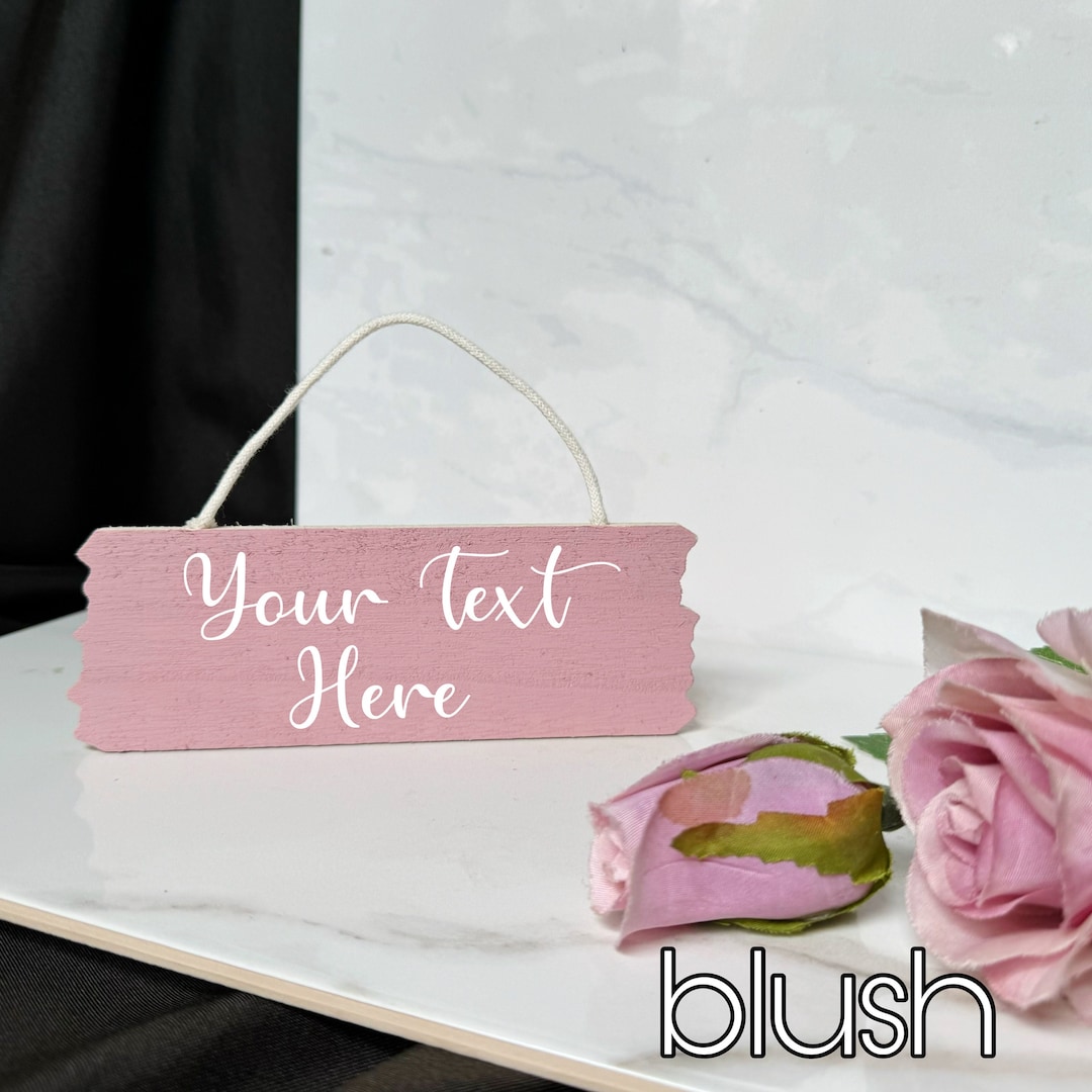 Custom Mini Sign, Small Rustic Wood Sign, Personalized Wood Sign, Small ...