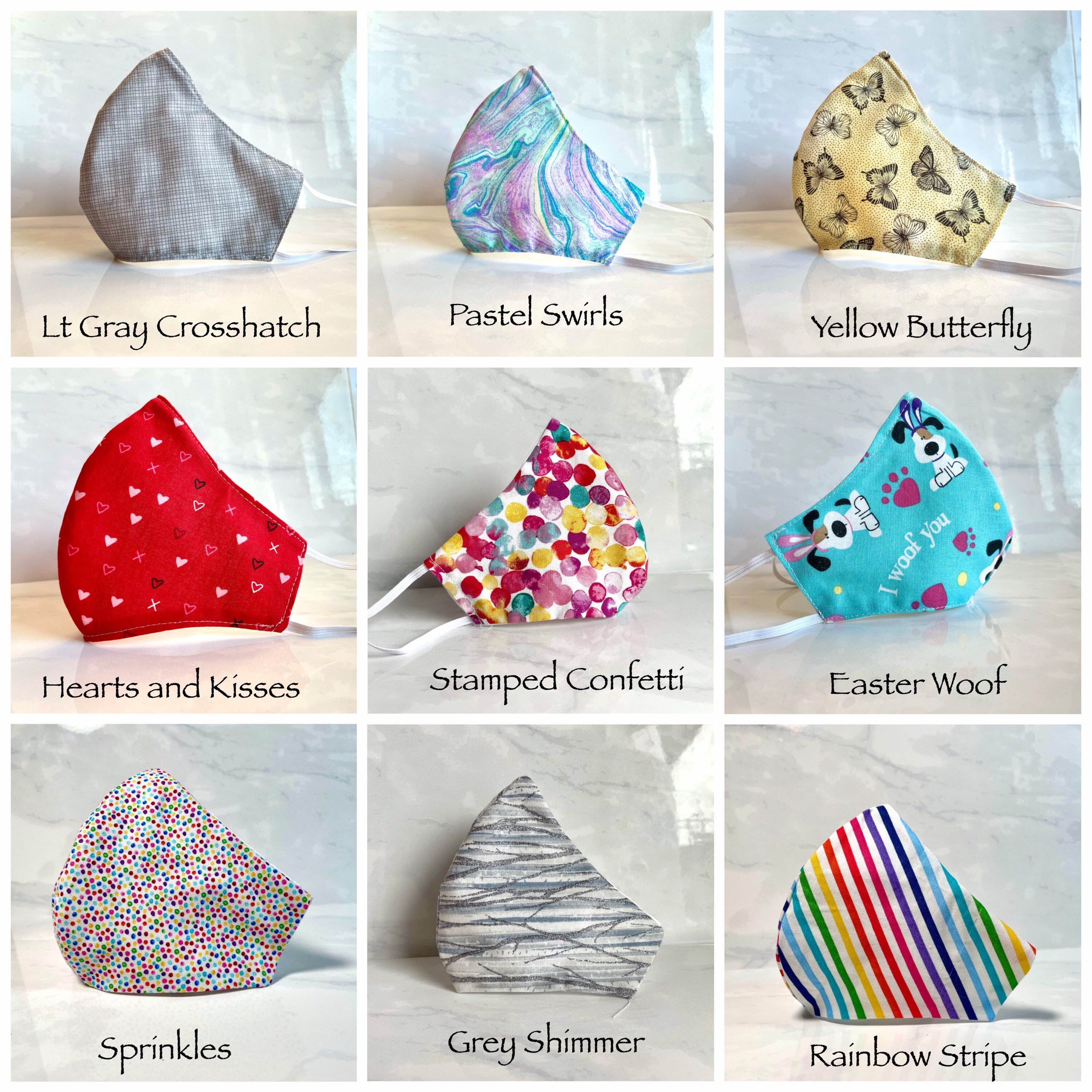 Floral Face Mask With Nose Wire Masks for Spring Cute Face | Etsy