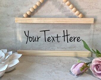 Hanging Door Sign | Etsy