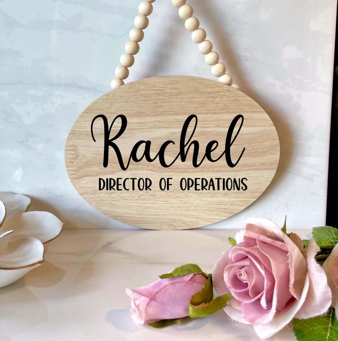 Custom Office Door Sign, Reversible Meeting Room Decor - Etsy