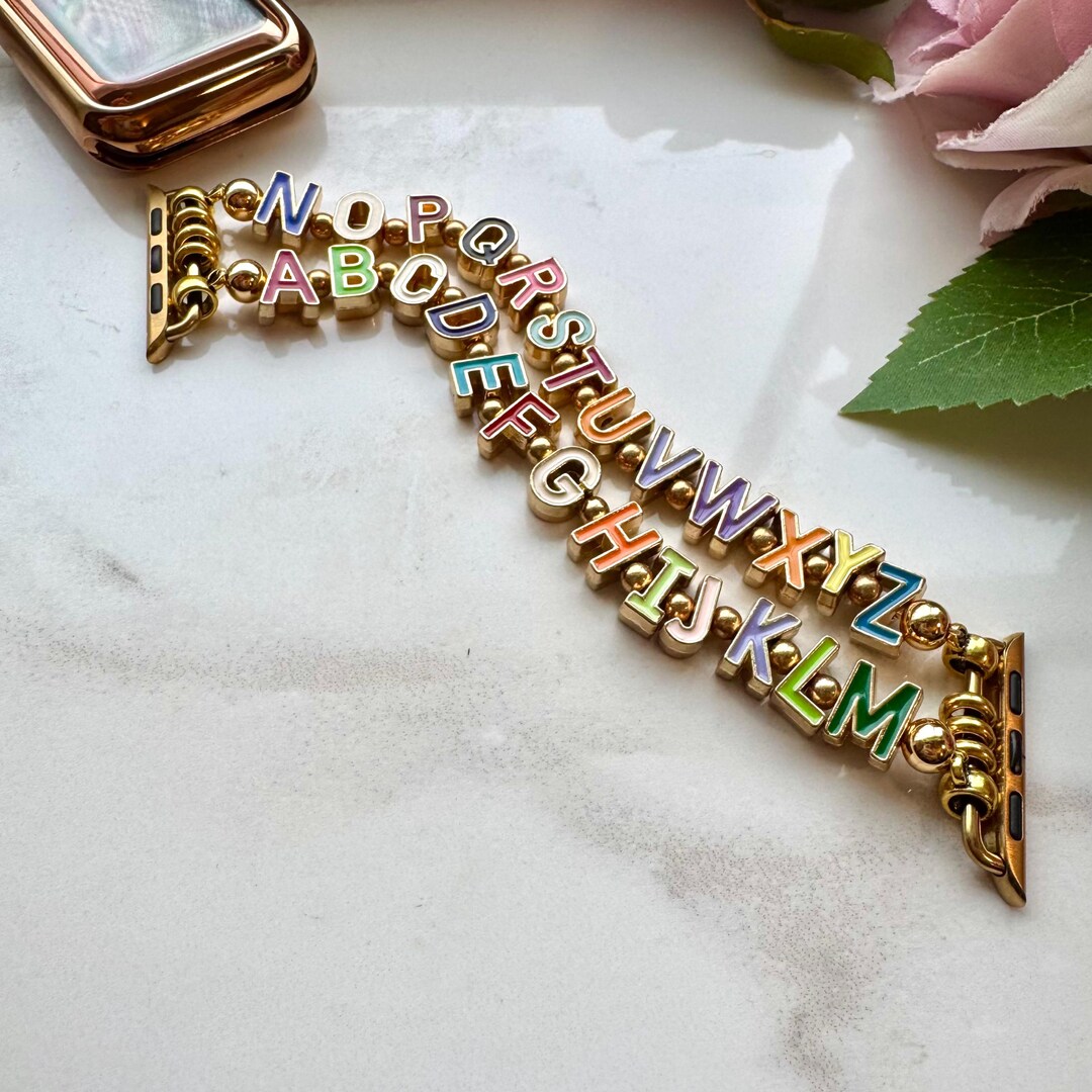 Gold Beaded Apple Watch Band, Teacher Apple Watch Band, Teacher ...
