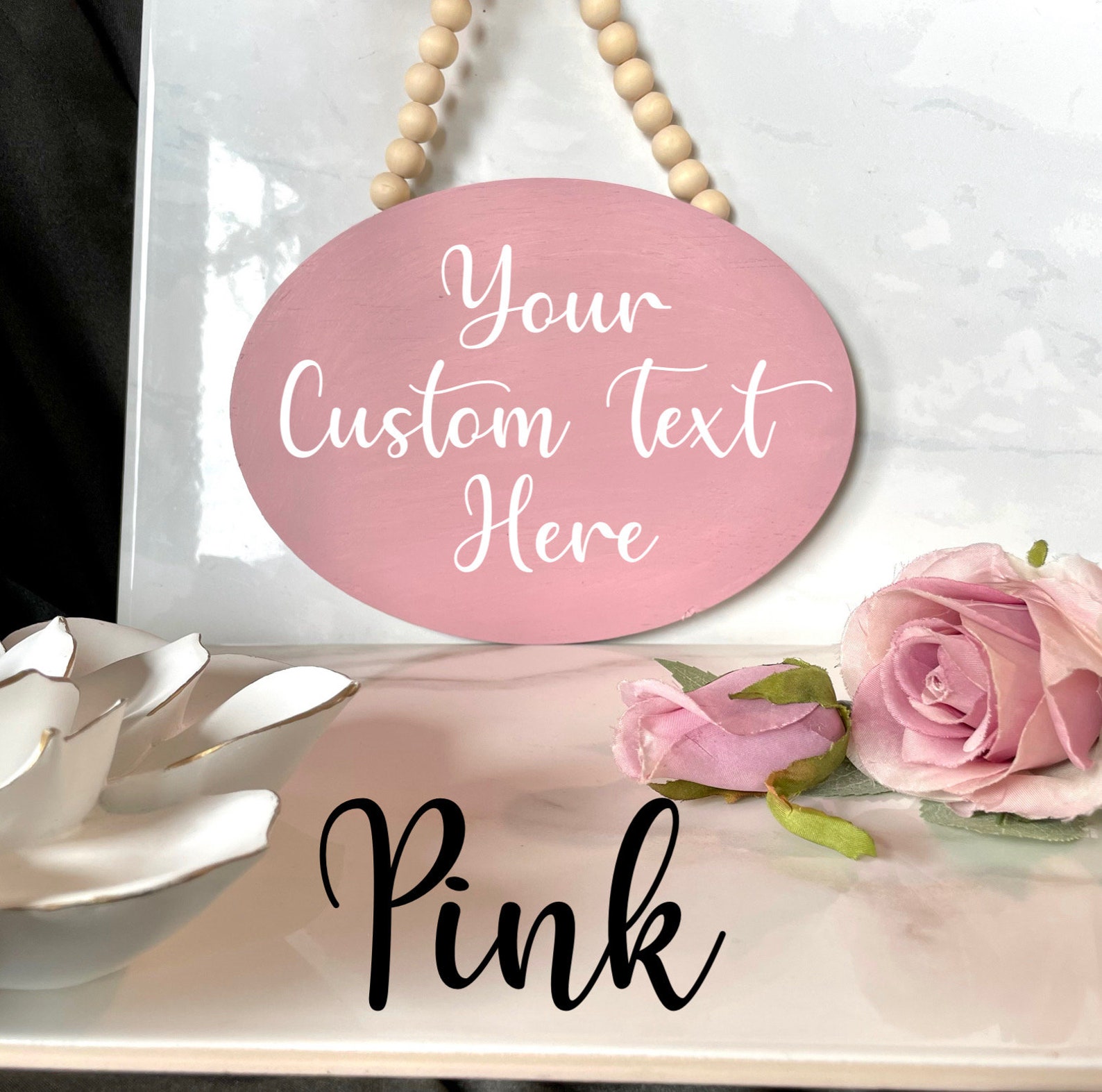 Custom Sign Reversible Sign Personalized Sign Door Hanger - Etsy