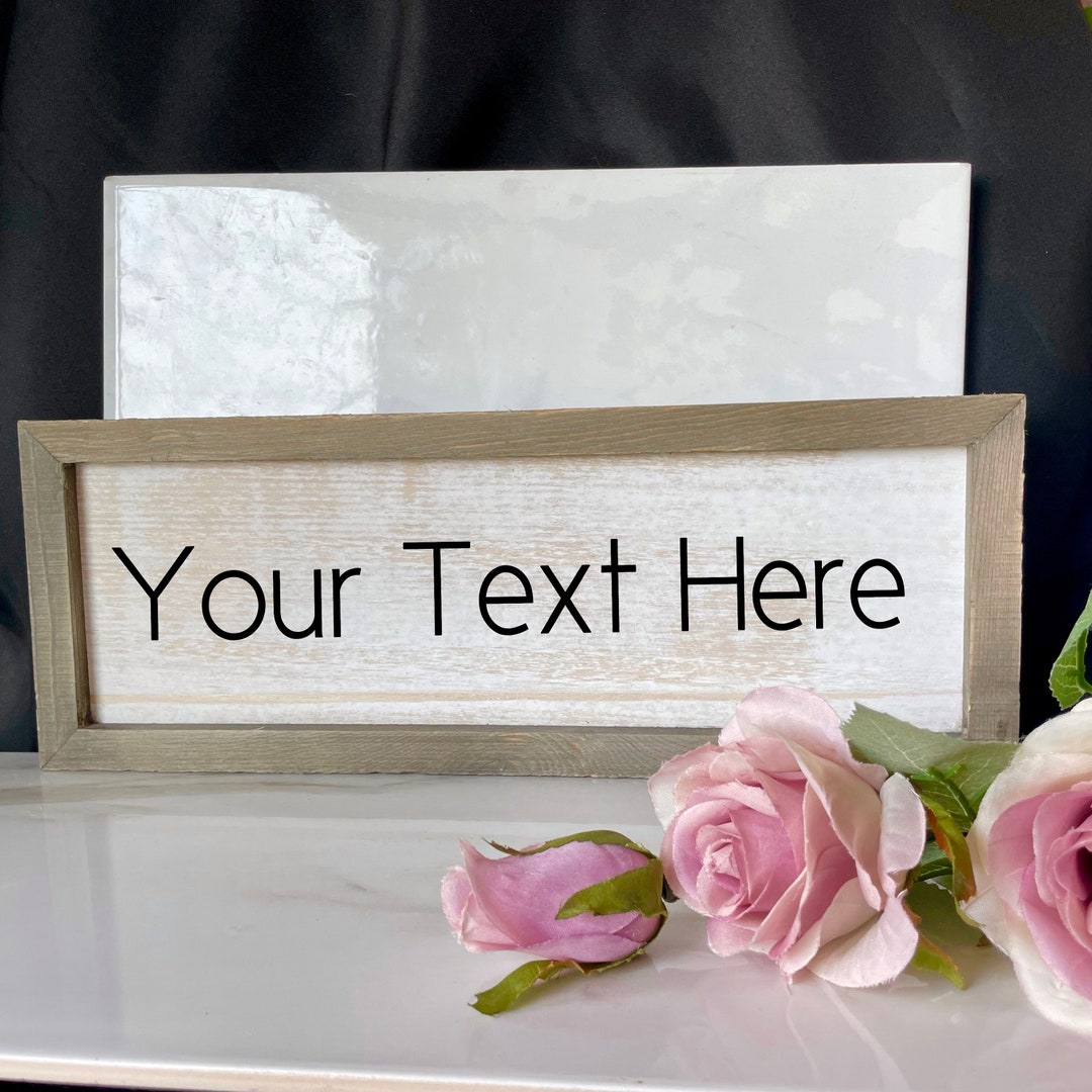 Custom Sign Reversible Sign Personalized Sign Door Hanger - Etsy