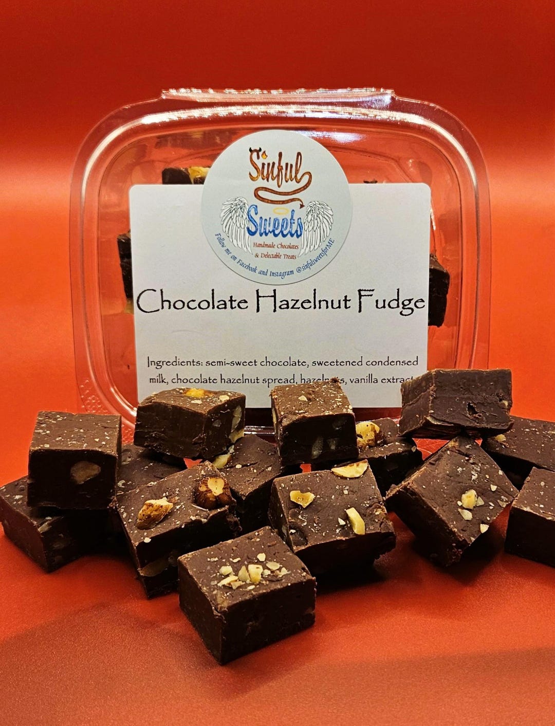 1/2 Lb Chocolate Hazelnut Fudge - Etsy