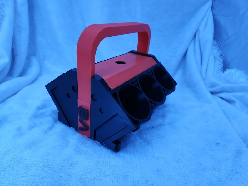 V6 Engine Ice Block | 3D Printed | Can Cooler - 6 Can + Ice Cooler ...