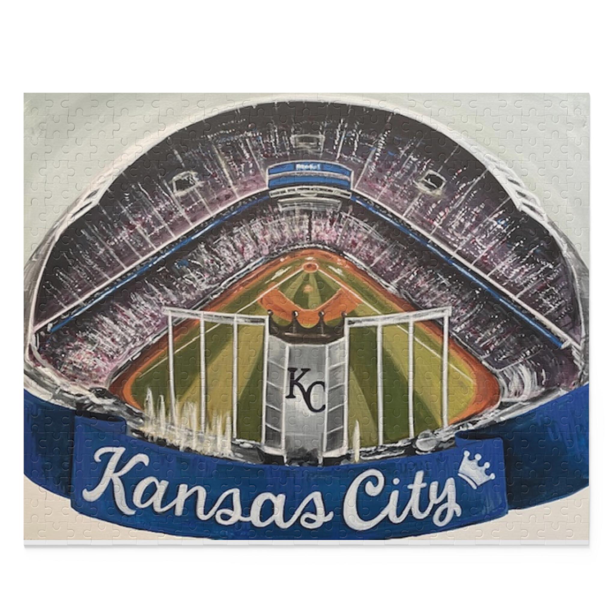 Kansas City Royals Stadium Painting Puzzle (120, 252, 500-piece) - Etsy
