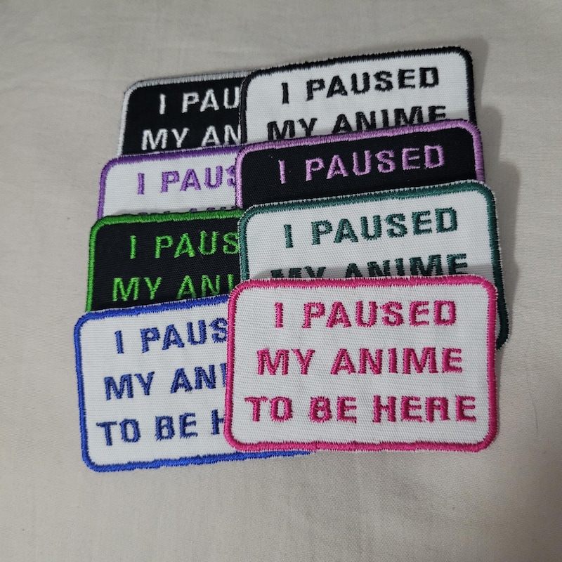 Anime Patch - Etsy