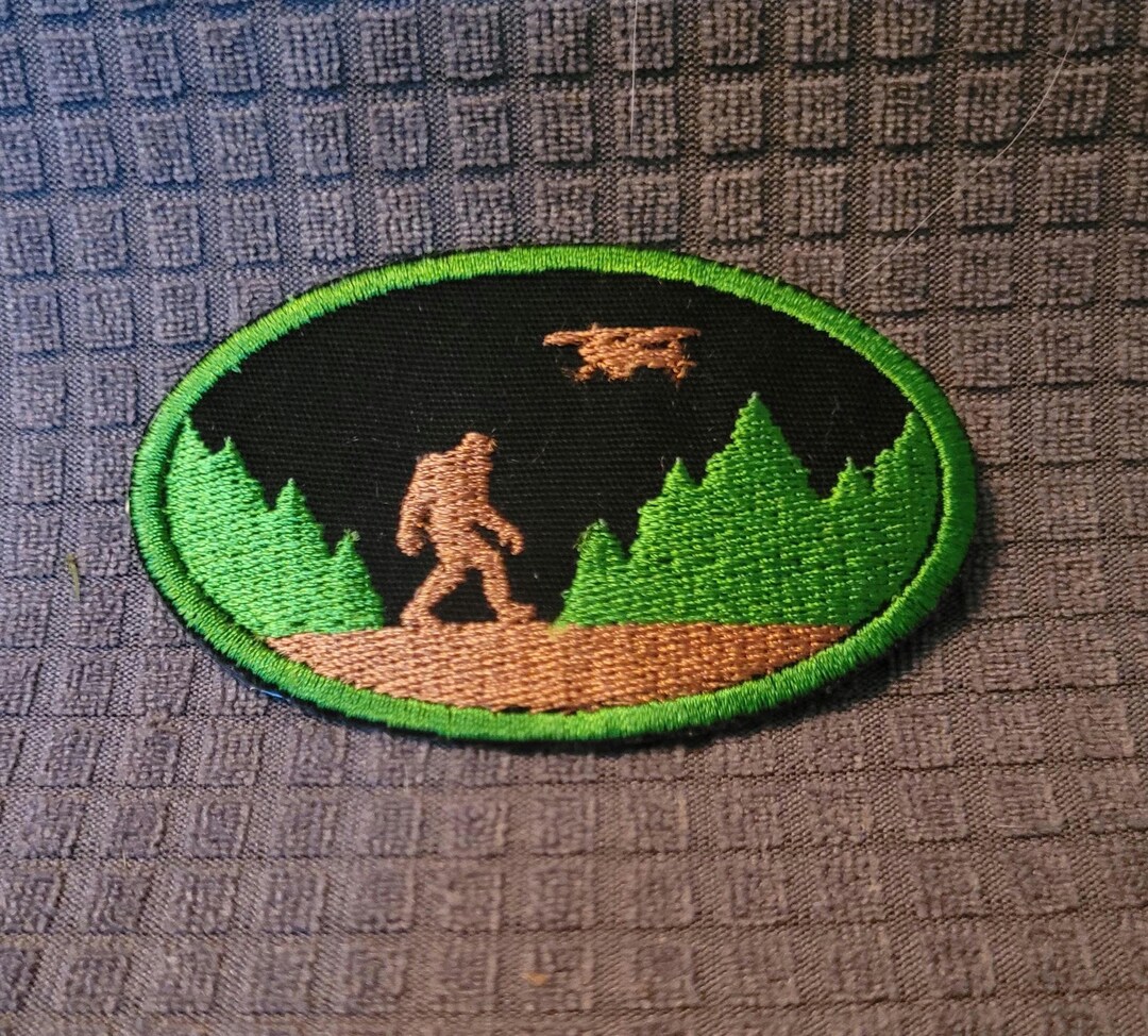 Sasquatch Forest Iron on Patch - Etsy
