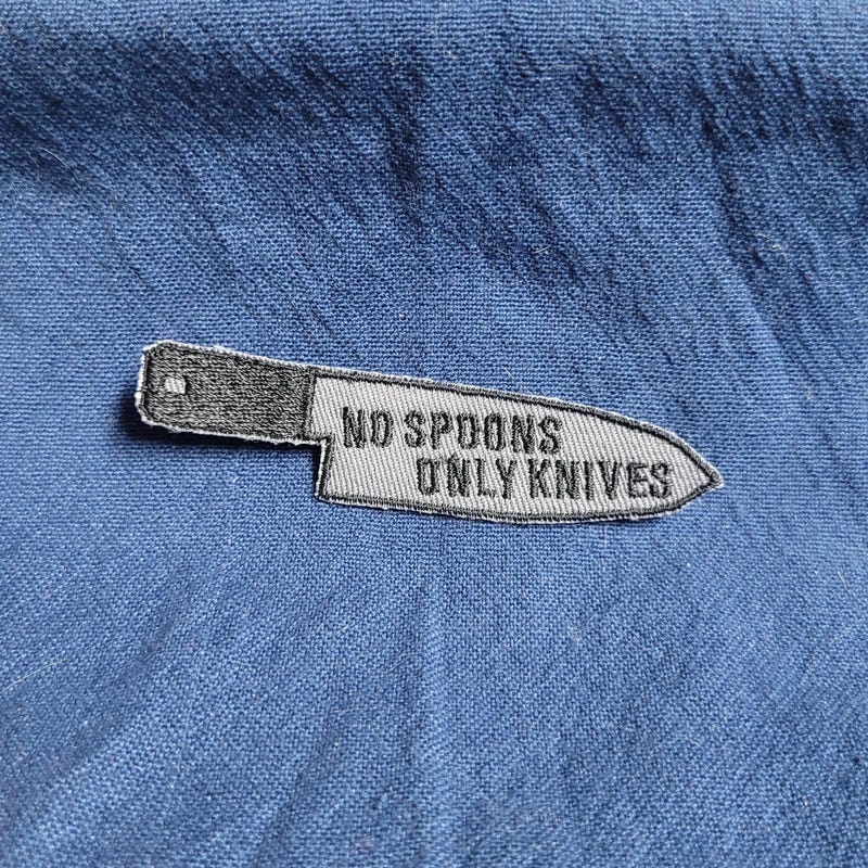 No Spoons Patch - Etsy