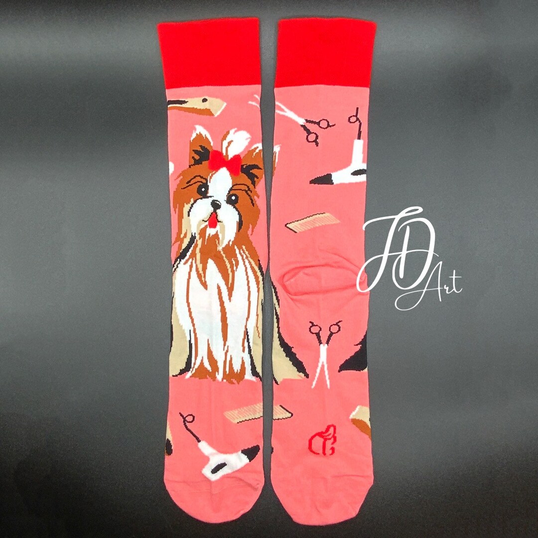 Yorkshire Terrier Socks - Etsy